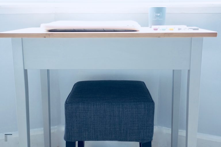 Space saving laptop/dressing table Ikea hack | Take it From Mummy